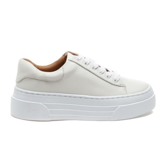 J/SLIDES | Shoes | Nwt Jslides Amanda White Leather Sneaker | Poshmark